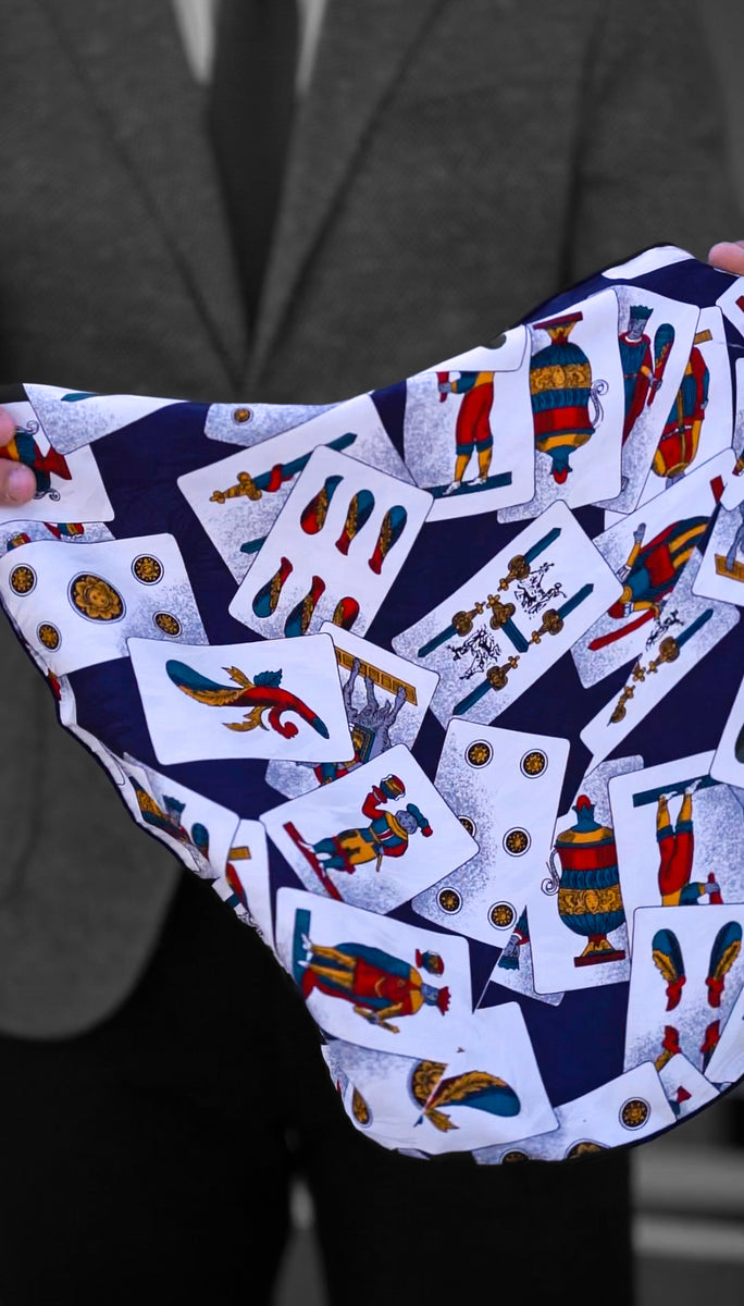 Italian Cards Pocket Square – Per Lui Toronto